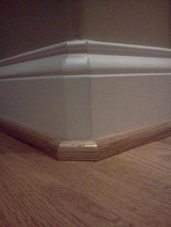 New baseboards and rounded corners?