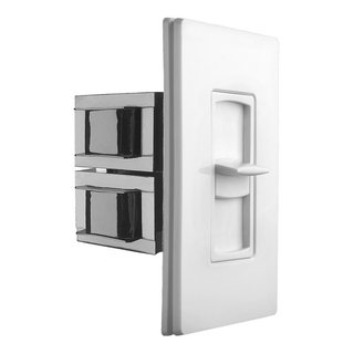 SLS100 100W Impedance Matching Screwless Slide Style In-Wall Volume ...