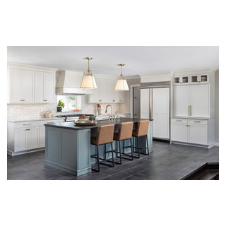 Dexter Farmhouse Meets Modern Luxe - Transitional - Kitchen - Detroit ...
