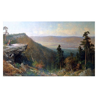 Thomas Hill Hudson River Valley from the Catskill Mountain House, 18x27 ...