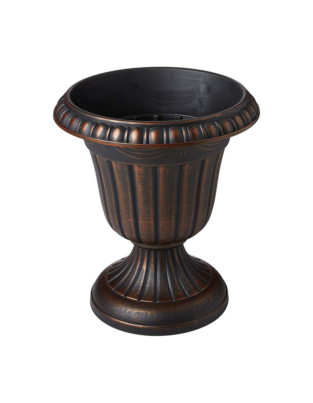 Classic Plastic Urn Planter, Large - Traditional - Outdoor Pots And ...