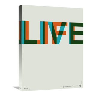"Live Life Poster 2" Fine Art Print, 18" x 24" - Modern - Prints And ...