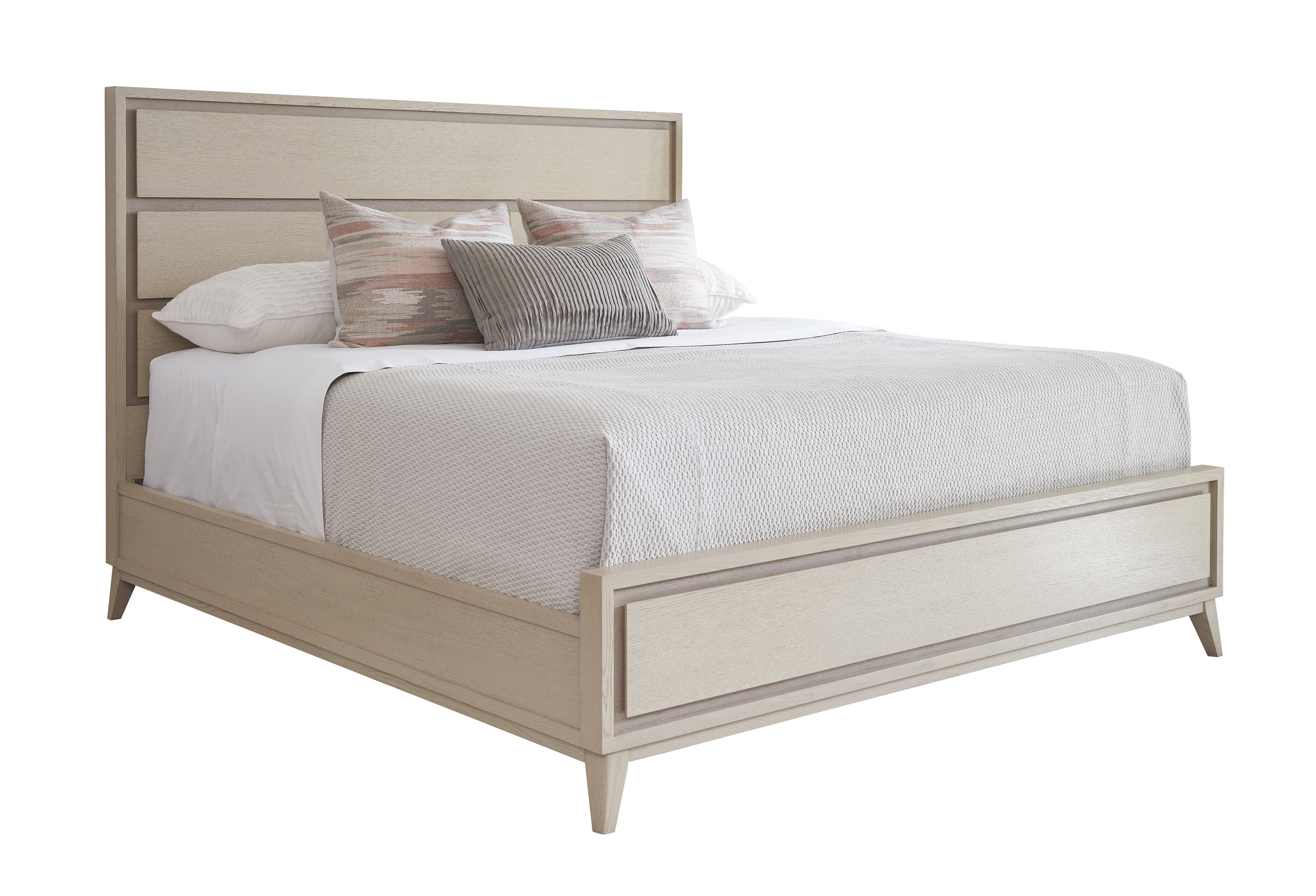 Ashbourne Panel Bed 6/6 King, King - Transitional - Platform Beds - by ...