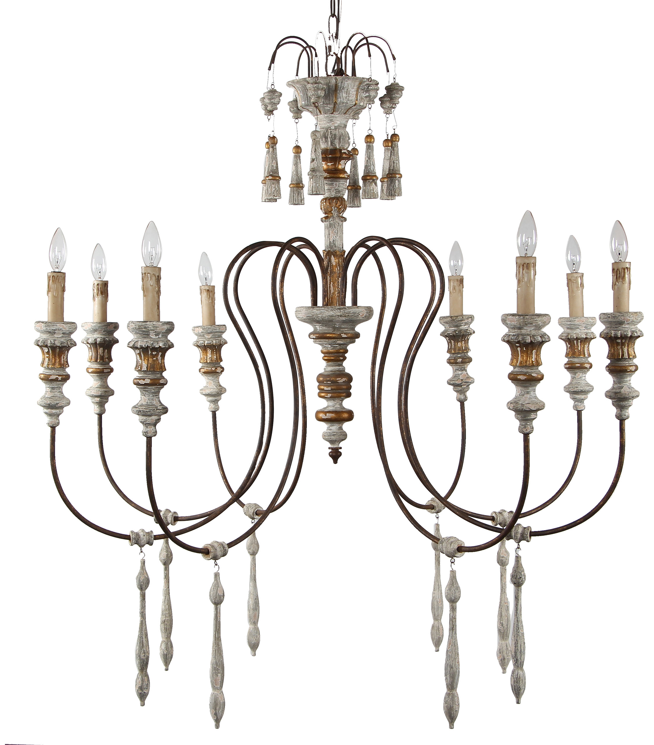 Carlotta 8-light Chandelier - French Country - Chandeliers - by ...
