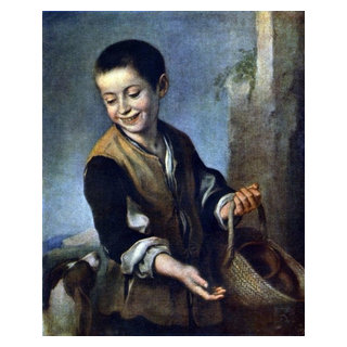 Bartolome Esteban Murillo Boy with a Dog 20"x25" Premium Canvas Print ...