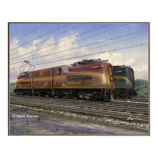 PRR GG-1, Birch Wood Print - Contemporary - Prints And Posters - by ...