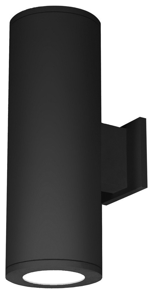 Tube Architectural 2 Light Wall Light, Black - Contemporary - Outdoor ...