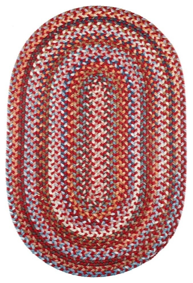 Rhody Rug Astoria Rug, Red Velvet, 4'X6' Oval, 4'x6' Oval - Area Rugs ...