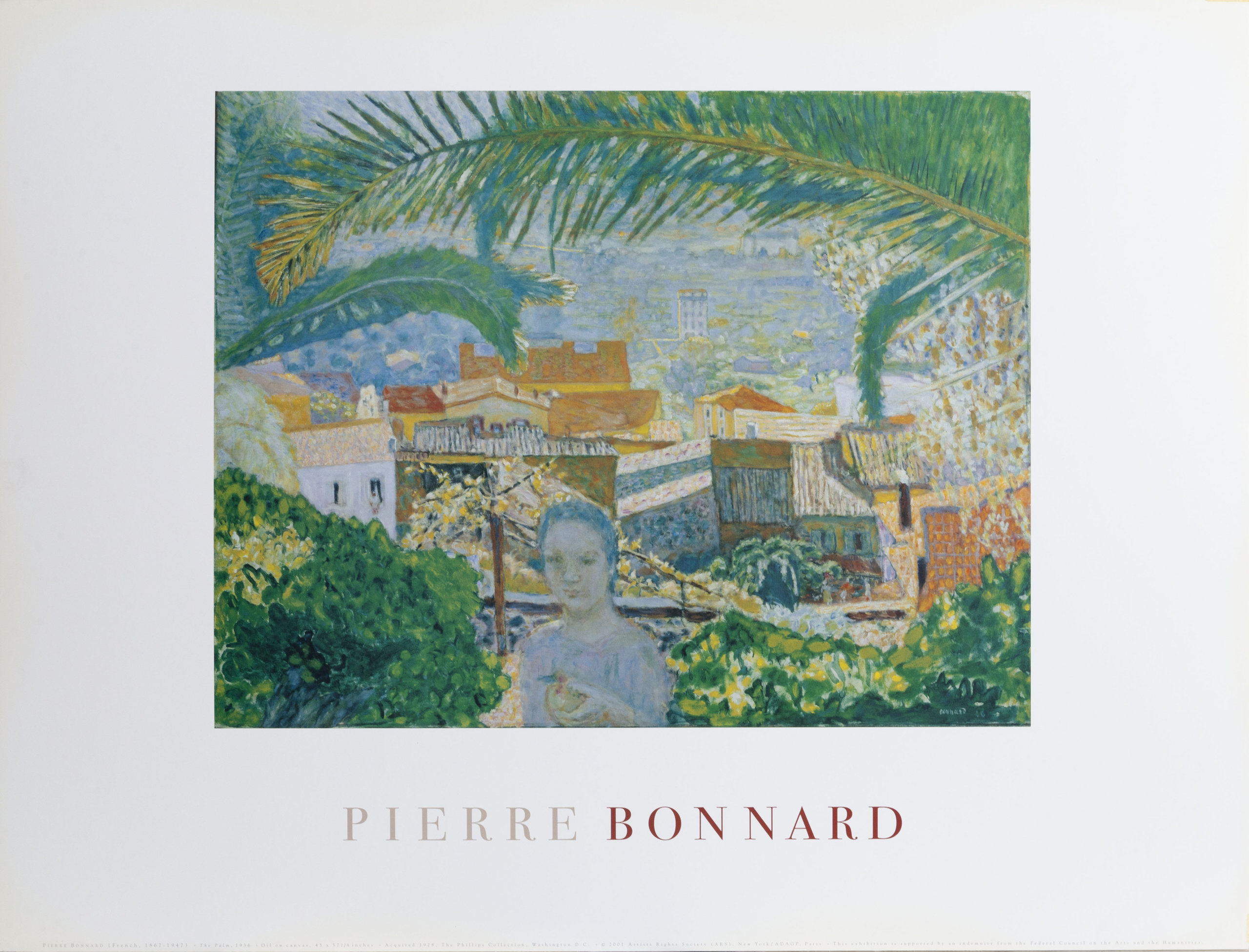 The Palm, Pierre Bonnard, 30.25x33.25 - Tropical - Prints And Posters ...