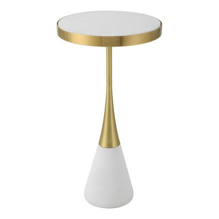 Accent Table-24 Inches Tall and 12.5 Inches Wide - Furniture - Table - Contemporary - Side ...
