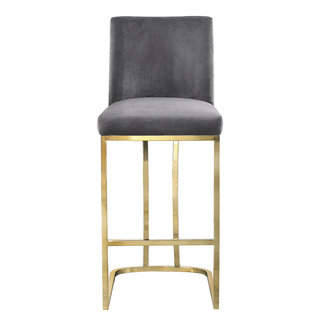 Heidi Upholstered Counter Stool - Contemporary - Bar Stools And Counter ...