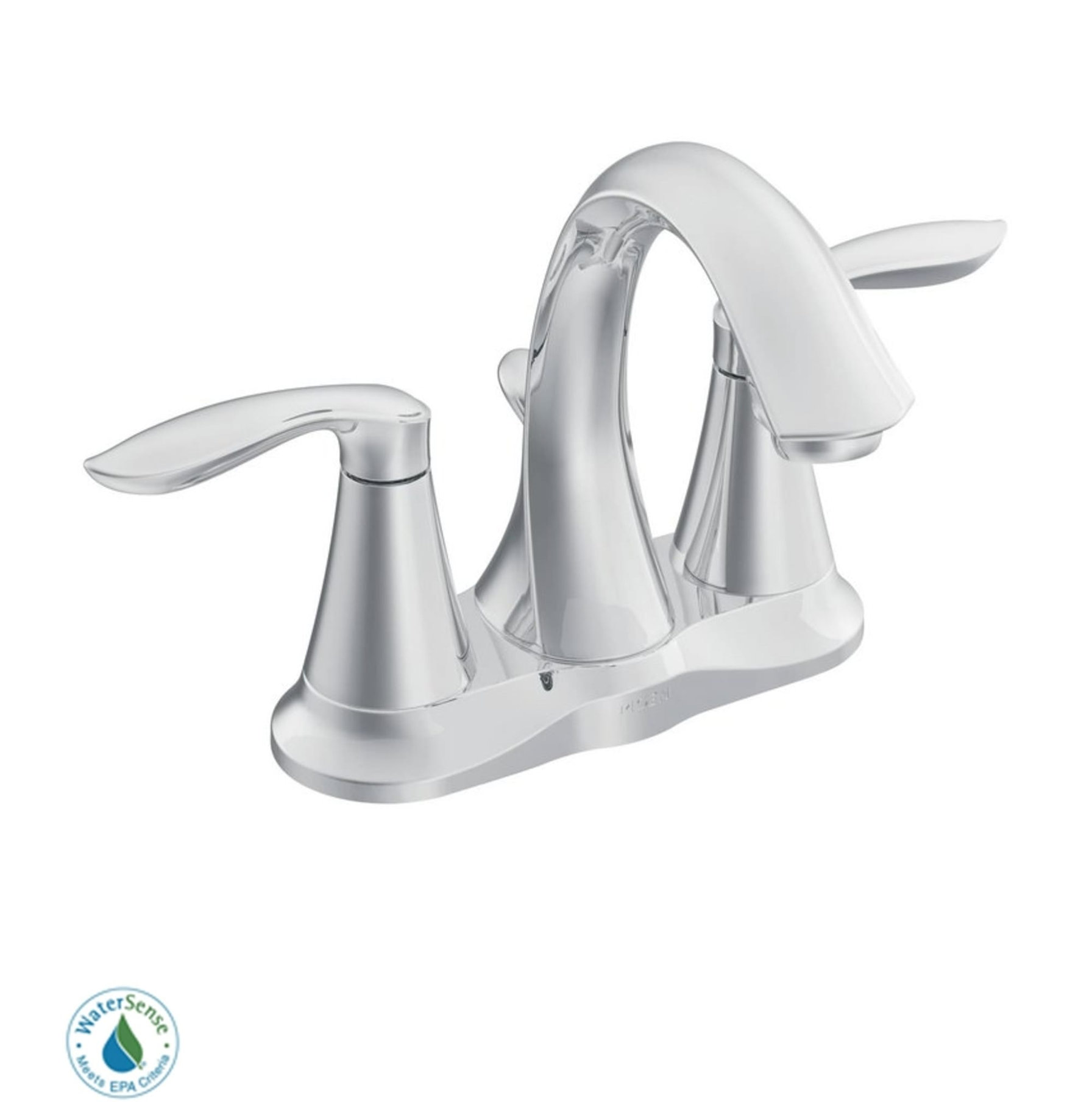 Moen 66410 Eva Double Handle Centerset Bathroom Faucet - Contemporary ...