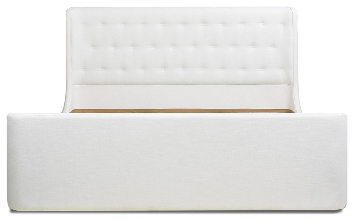 Brooks Contemporary Tufted Shelter Platform Bed, King - Transitional ...