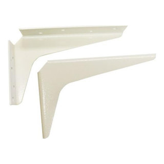 18 In. X 24 In. Work Station Brackets - White, 18 In. X 24 In ...