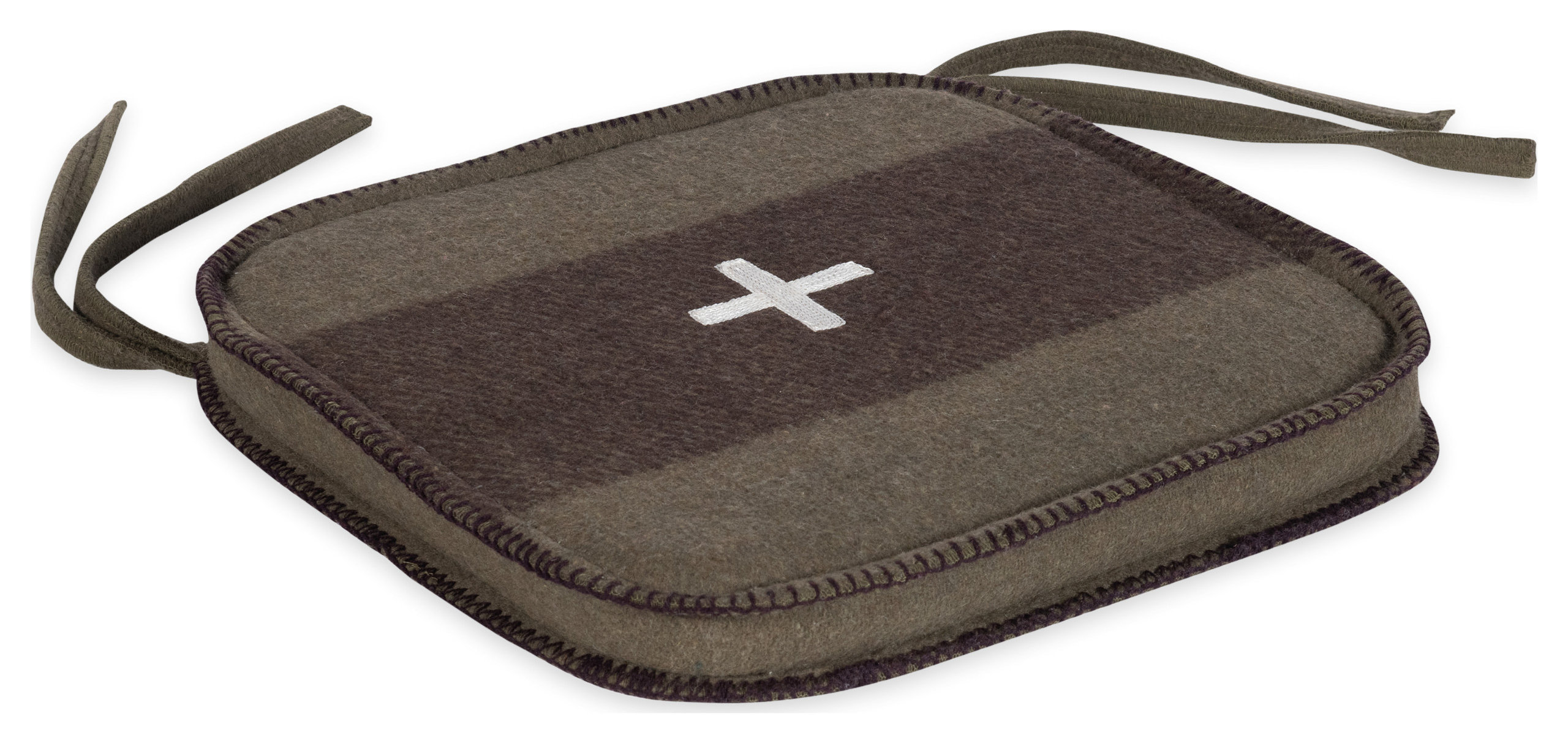 Swiss Army Chair Cushion 15x15 Green/Brown - Seat Cushions - by BoBo ...