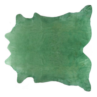 72" X 84" Light Green Cowhide - Rug - Contemporary - Novelty Rugs - by ...