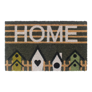RugSmith Multi Machine Tufted Home Birdhouse Doormat, 18"x30", 18"x30 ...