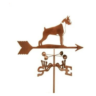 Boxer Weathervane With Post Mount - Contemporary - Weather Vanes - by ...