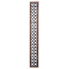 Chinese Vintage Geometric Star Pattern Tall Wood Floor Panel Screen ...