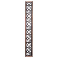 Chinese Vintage Geometric Star Pattern Tall Wood Floor Panel Screen ...