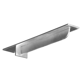3"x20"x2" Heaton Hidden Support Steel Bracket, Hammered Black, 3"Wx18 ...