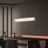 Art Alabaster Linear Ceiling Pendant Light - Contemporary - Pendant ...