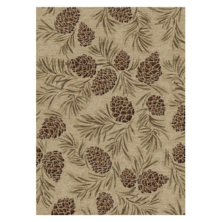 American Destination Pine Grove Antique Lodge Area Rug, 2'3"x3'3 ...