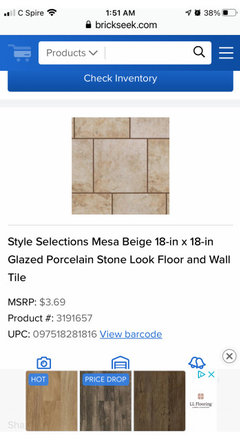 discontinued tile