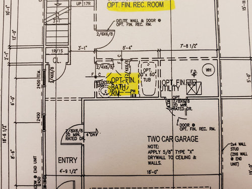 Based on these Blueprints and Pics, which way should i lay the LVP?