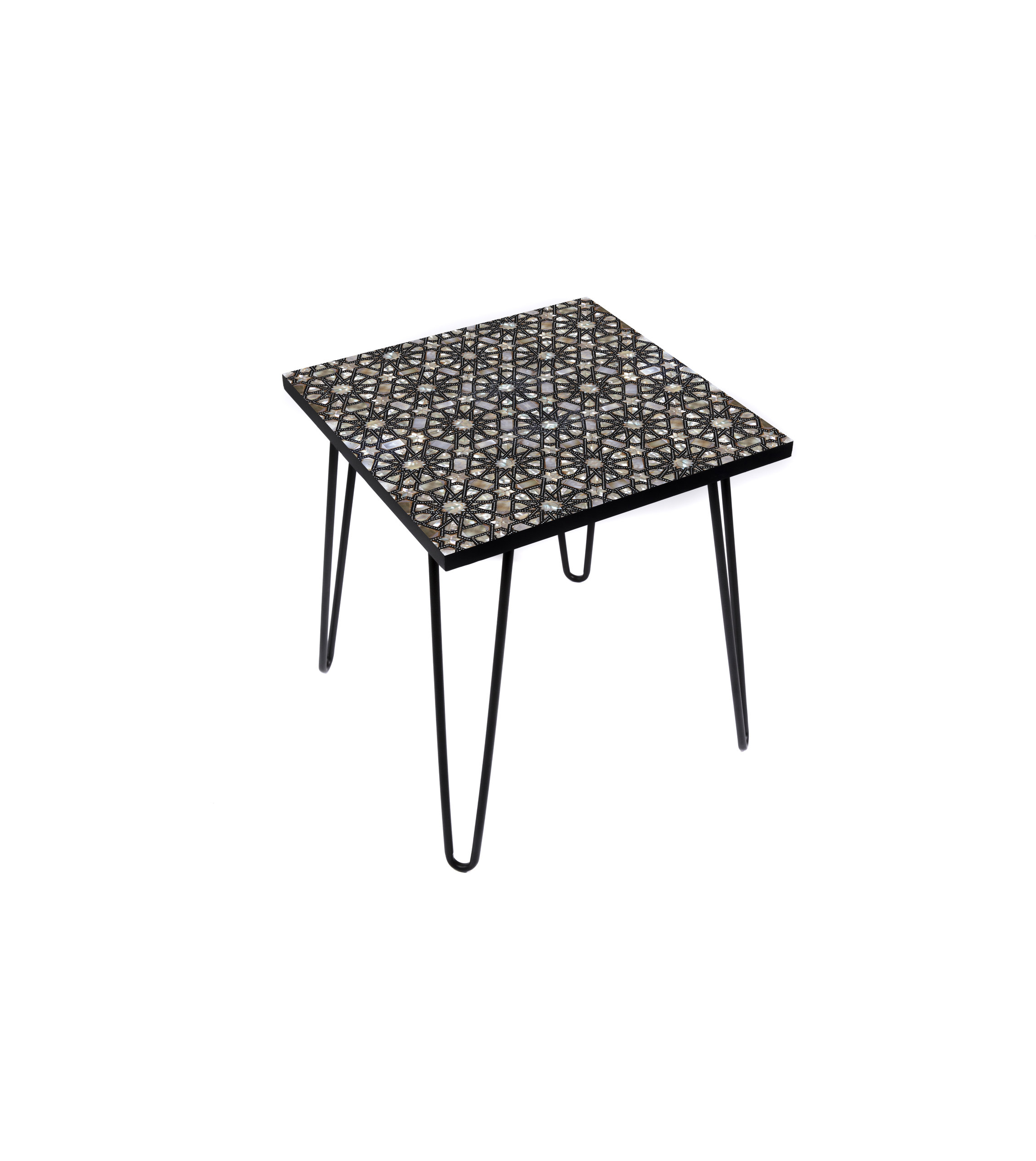 Astral Pearl Side Table, 20" - Transitional - Side Tables And End ...