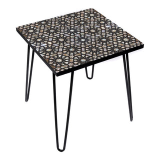 Astral Pearl Side Table, 20" - Transitional - Side Tables And End ...