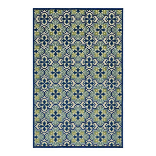 Kaleen A Breath of Fresh Air Collection Rug, Blue, 8'8"x12 ...