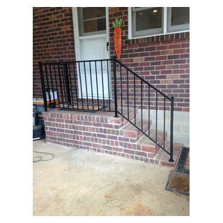 Iron Baluster Projects - Craftsman - Charlotte - by Master Fabrication ...