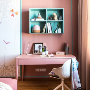 75 Beautiful Pink Kids' Study Room Pictures & Ideas | Houzz