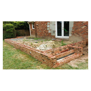 Foundation, Brick Skirt & 2 Sets of Steps - Exterior - Other - by Boyd ...