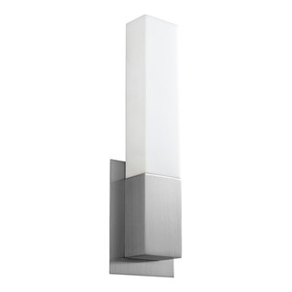 Oxygen Vega 1-Light LED Wall Sconce Satin Nickel - Modern - Wall ...