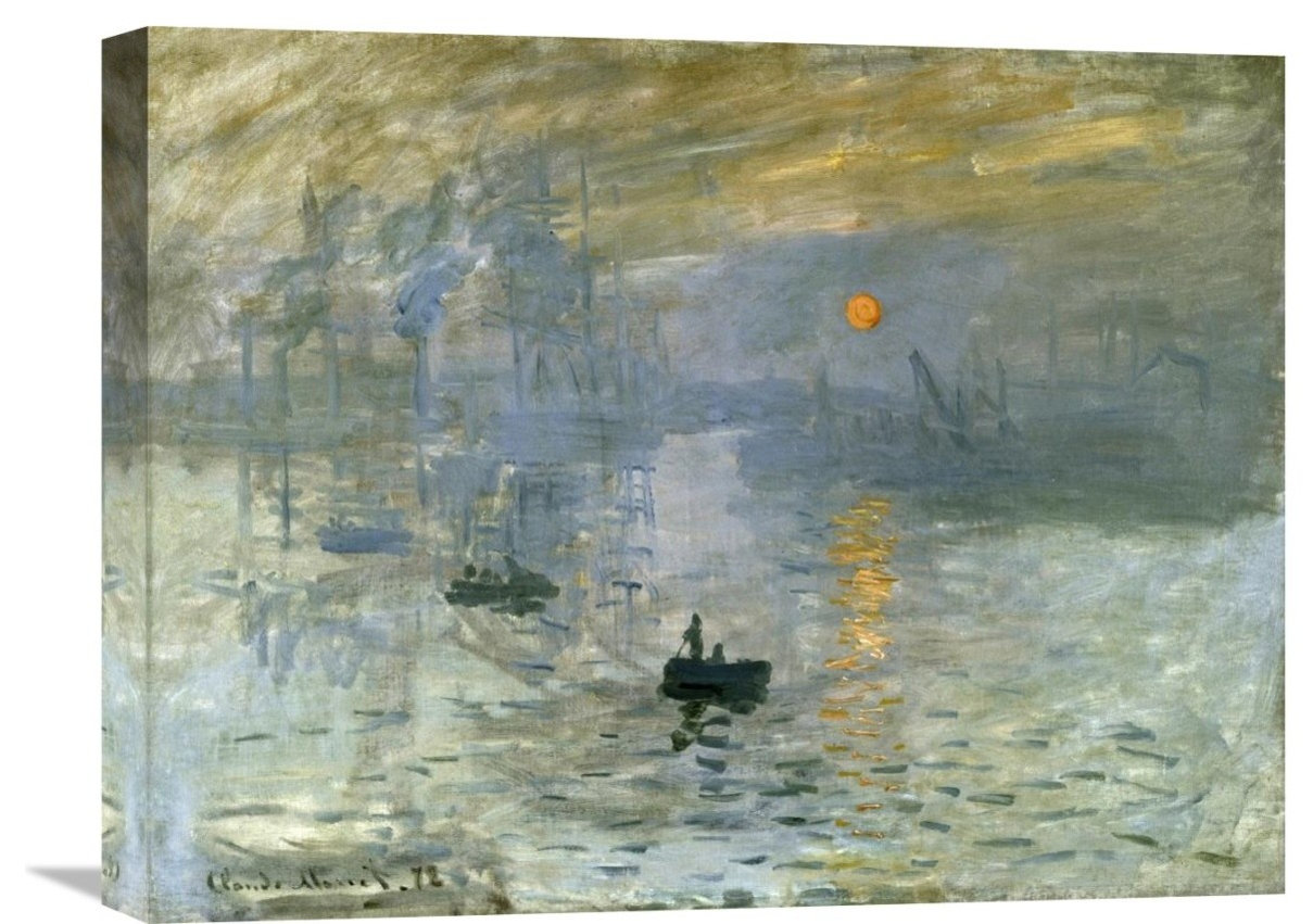 "Impression: Sunrise" Artwork, 16" x 12", 22" x 16.94" - Traditional ...