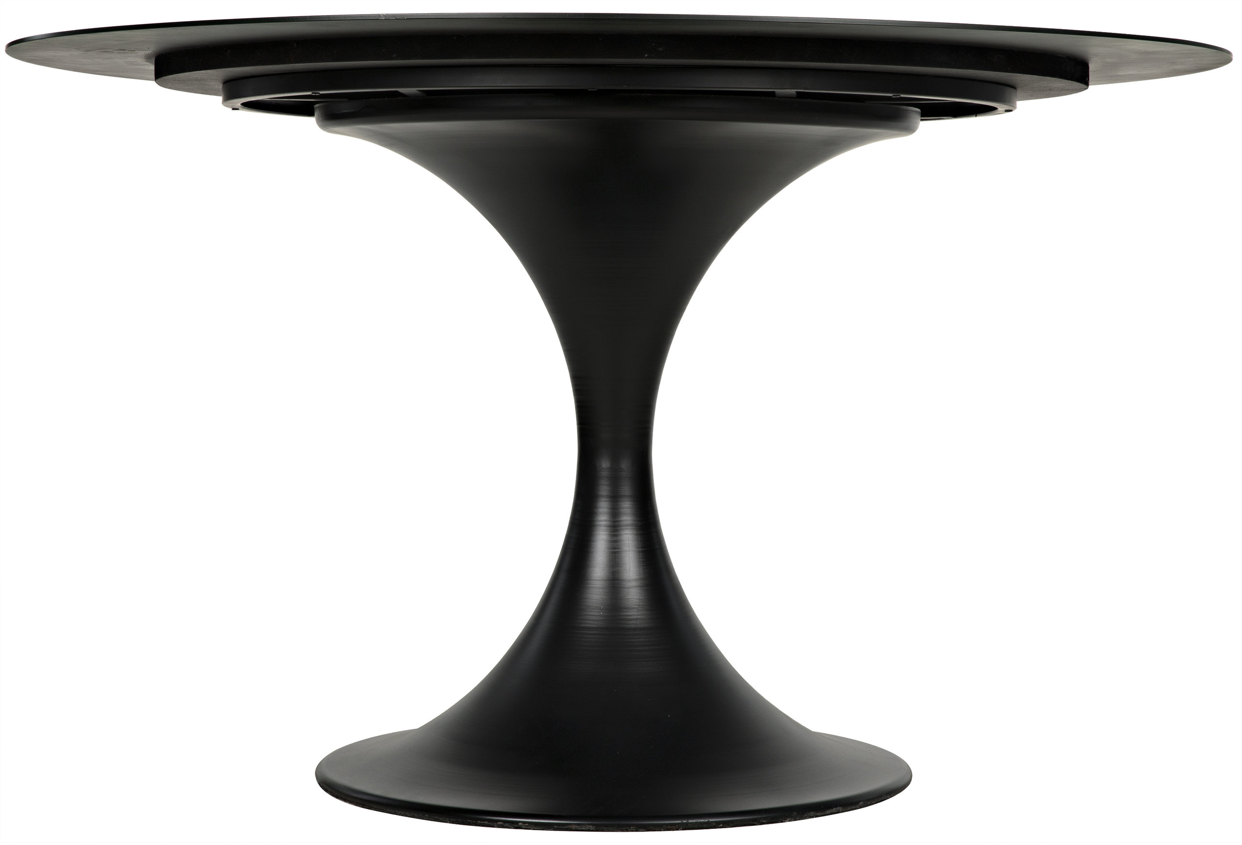 NOIR Furniture - Herno Dining Table, 48", Metal - GTAB542MTB ...