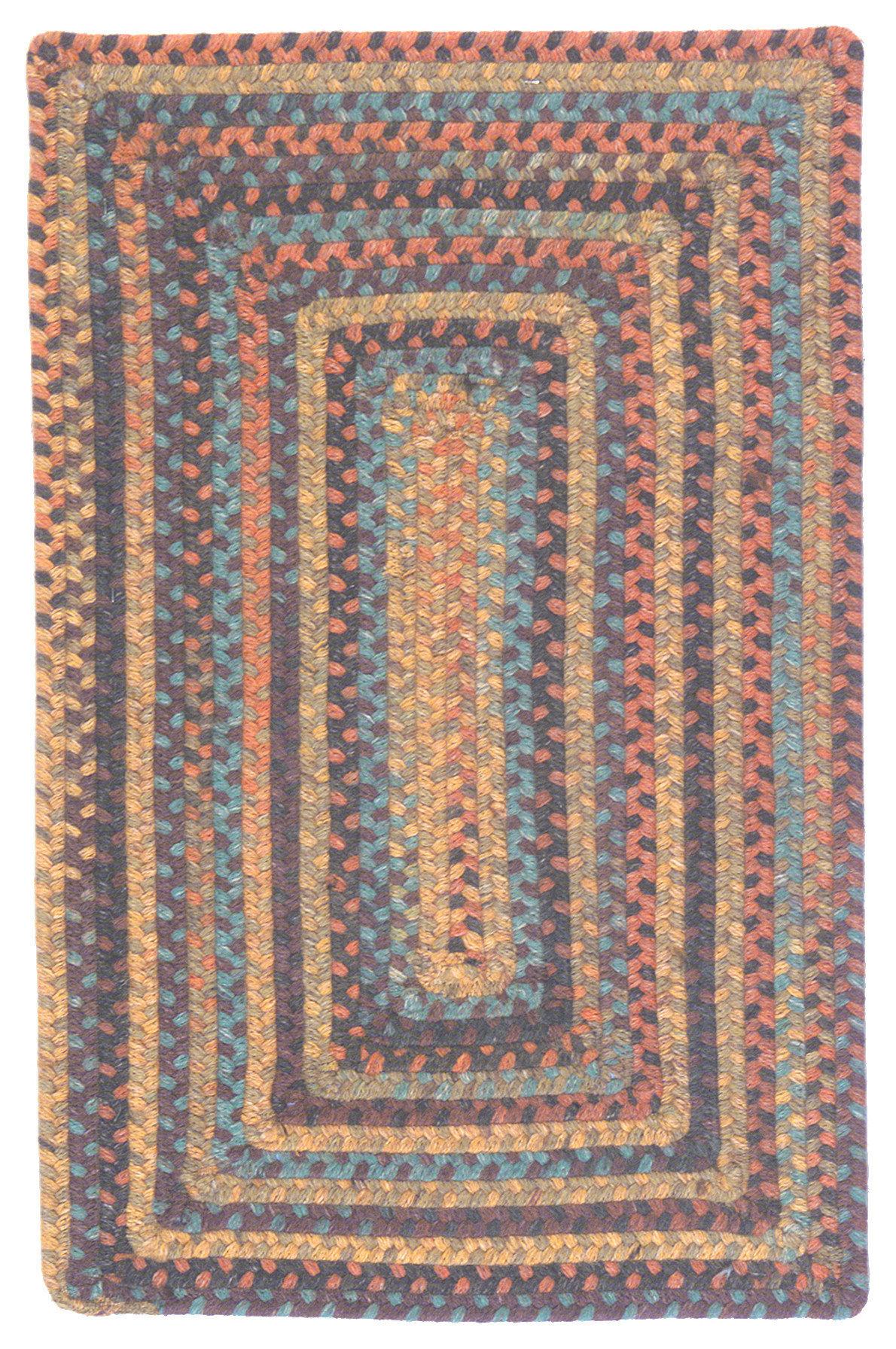 Colonial Mills Rug Ridgevale Floral Burst Rectangle, 8x10 - Beach Style ...