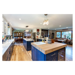 Open Concept, Center Hall Colonial Kitchen Remodel in Verona, WI ...