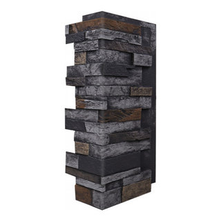 Everest Faux Stone Wall Panel, 24" Corner - Rustic - Wall Panels - by ...