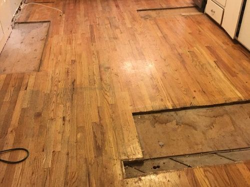 Need help with hardwood floor patching