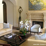 LumiSource Renee Accent Chair, Black Metal - Midcentury - Armchairs And ...