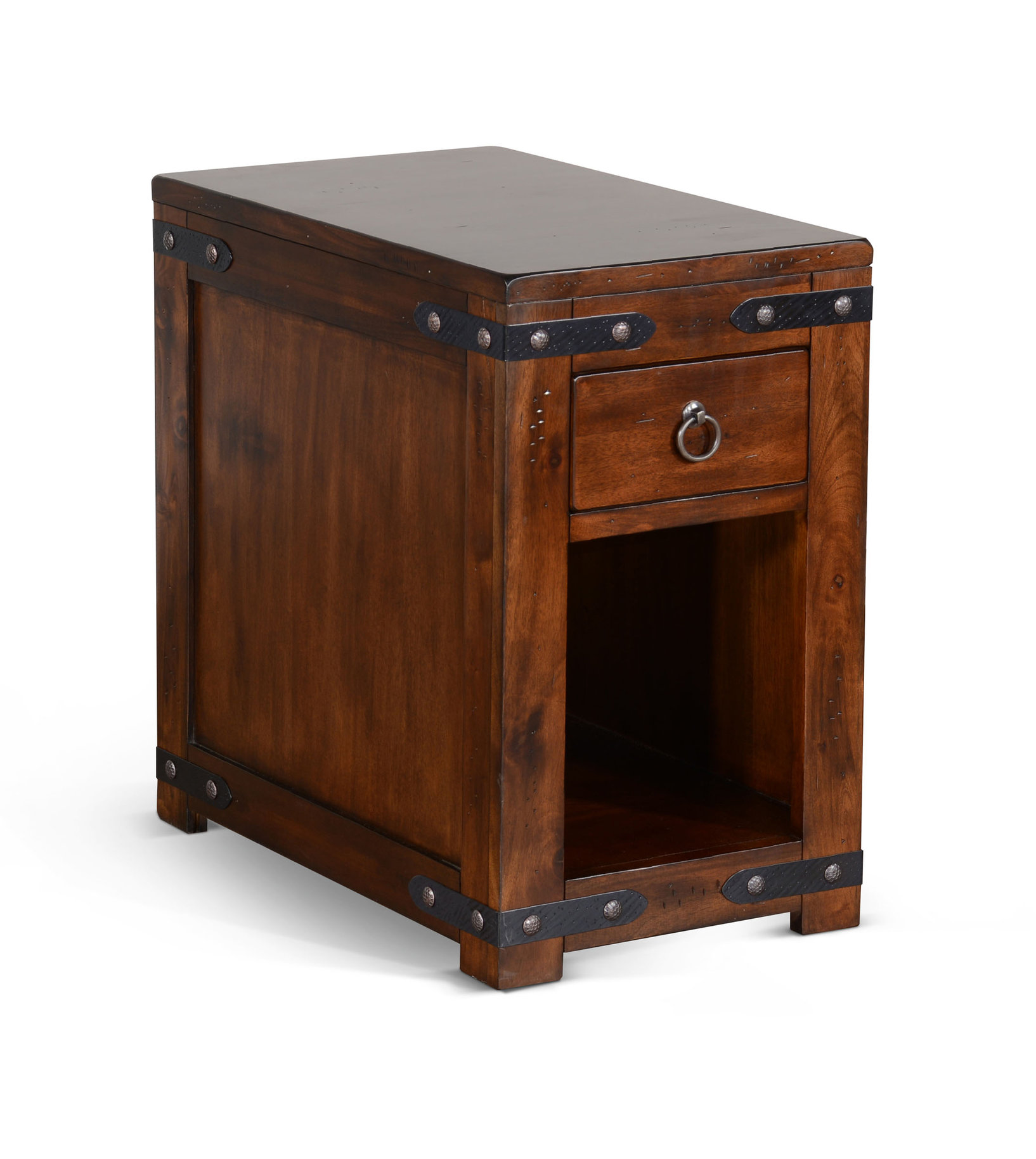 Santa Fe Chair Side Table - Industrial - Side Tables And End Tables ...