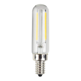 T20 LED Bulb, 3" Long, 2 Watt (25 Watt Equivalent), E12 Base, 6 pack ...