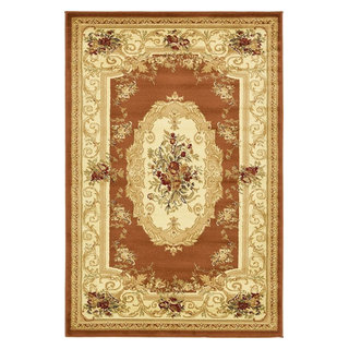 Traditional Royale Brick Area Rug, 10'6"x16'5" - Victorian - Area Rugs ...