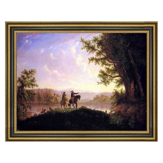 Thomas Mickell Burnham The Lewis and Clark Expedition Framed Canvas ...