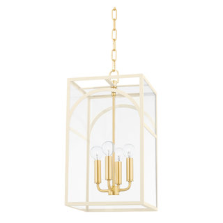 Mitzi H642704S Addison 4 Light 11"W Pendant - Transitional - Pendant ...