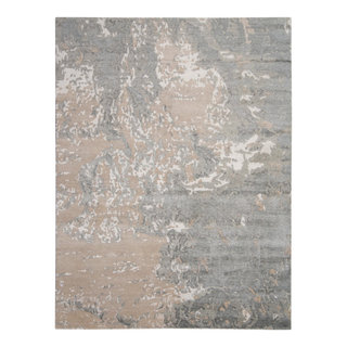 Nourison Silk Shadows Contemporary Area Rug, 9'9"X13'9" - Contemporary ...