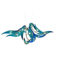 Handblown Glass Wind Chandelier - Contemporary - Chandeliers - by Seth ...